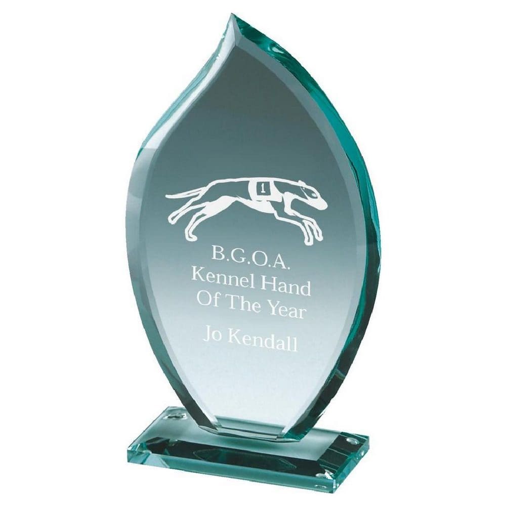 Premium Jade Glass Flame Stand - RB Trophies & Engraving