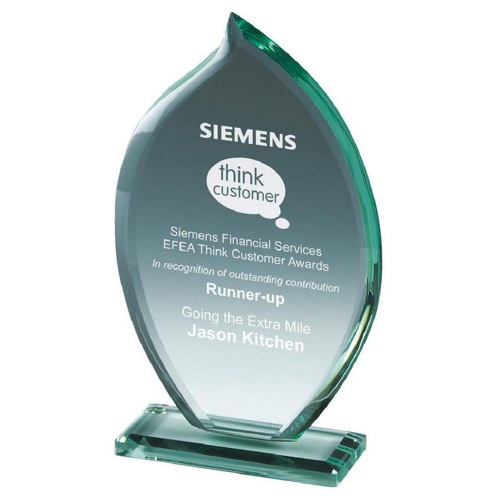 Premium Jade Glass Flame Stand - RB Trophies & Engraving