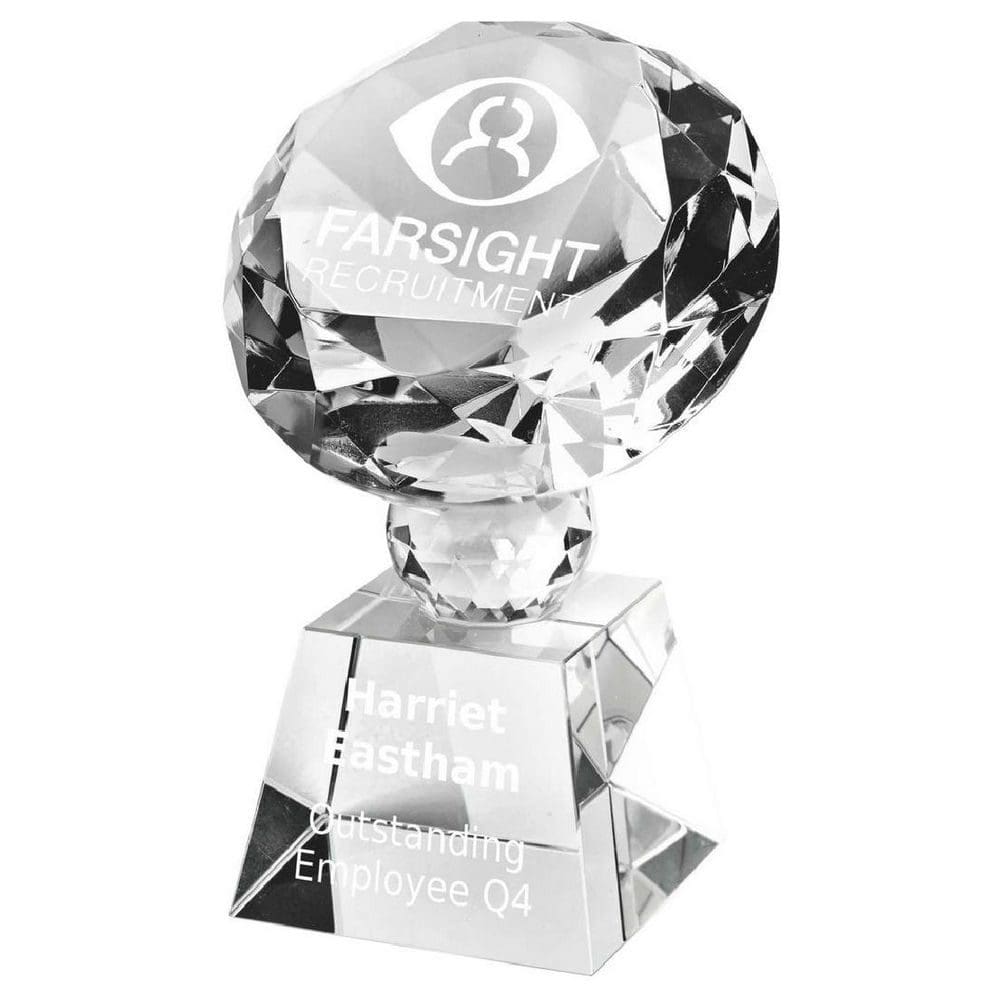 Crystal Diamond Award - RB Trophies & Engraving