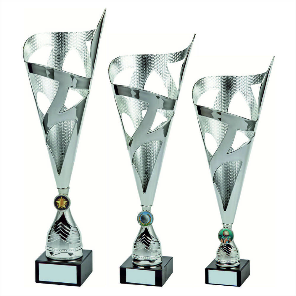 Silver Tall Sculpture Award - RB Trophies & Engraving